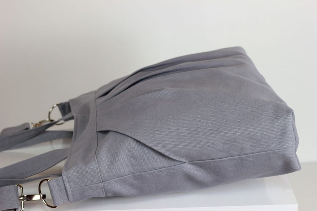 Light Gray Bag Large Canvas Tote Bag Washable Outer Pocket Purse Diaper ...