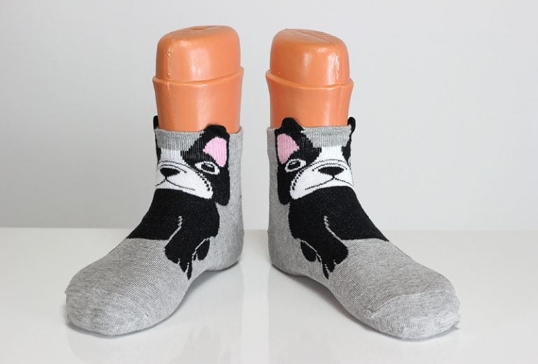 Dog Doggy Pug 3D Ear Happy Funny Socks Pet Animal Socks Happy Feet