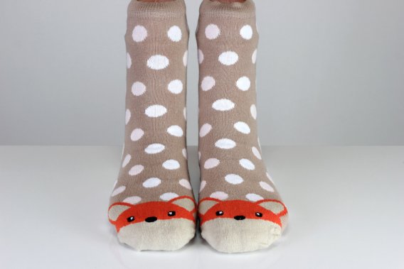 Fox Socks Crazy Fun Ankle Autumn Animal Socks - Hippirhino Purses Totes ...