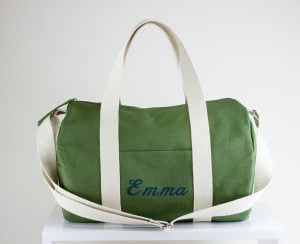 Personalized Monogrammed Custom Embroidered Name Duffel Duffle Bag