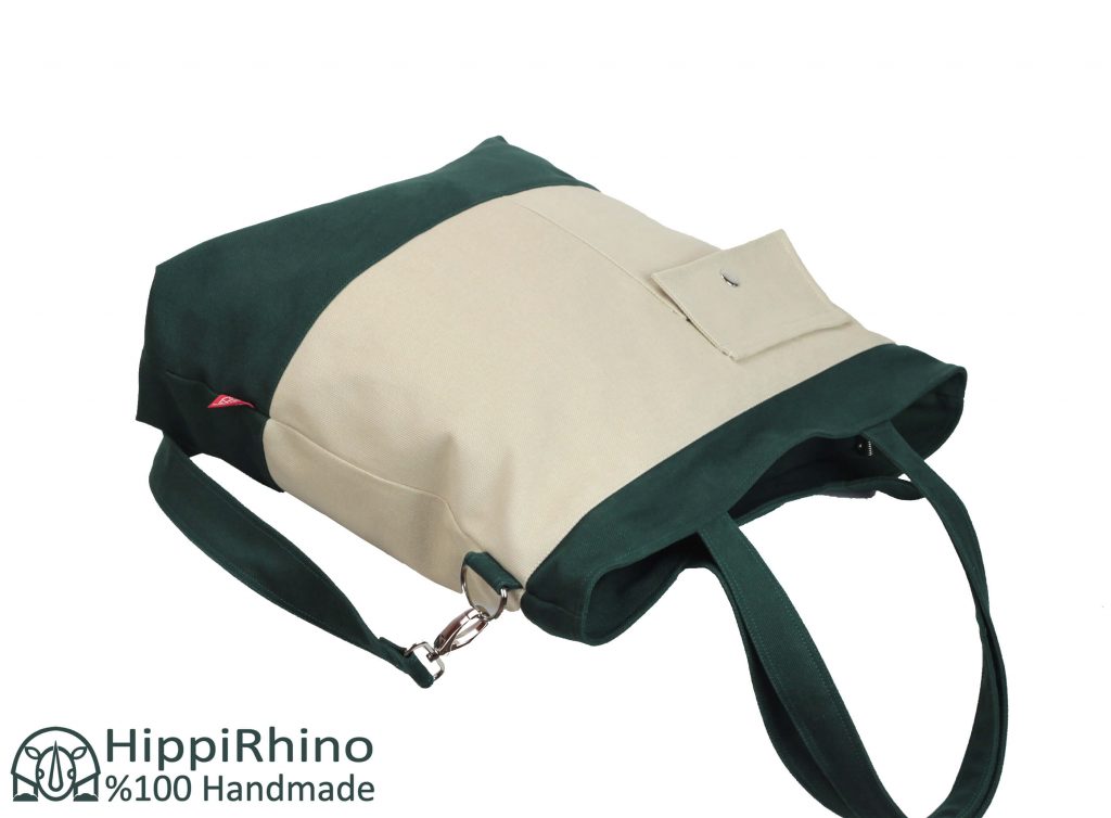 Extra Large Canvas Tote Bag Two Color Tote Shopping Bag Unique Gift