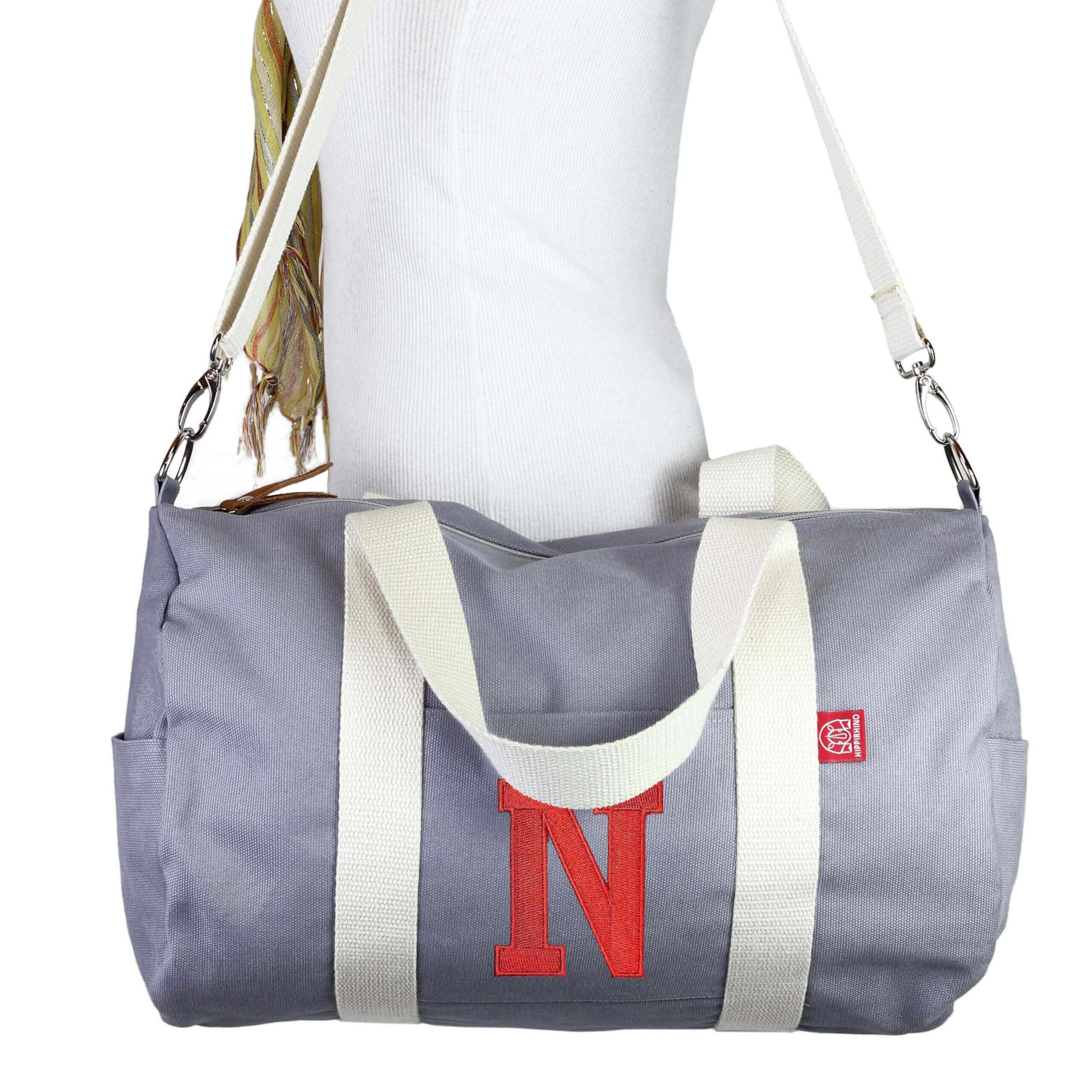 Personalized Duffle Bag Custom Embroidered Bag Women Men Bag Dance Gym ...